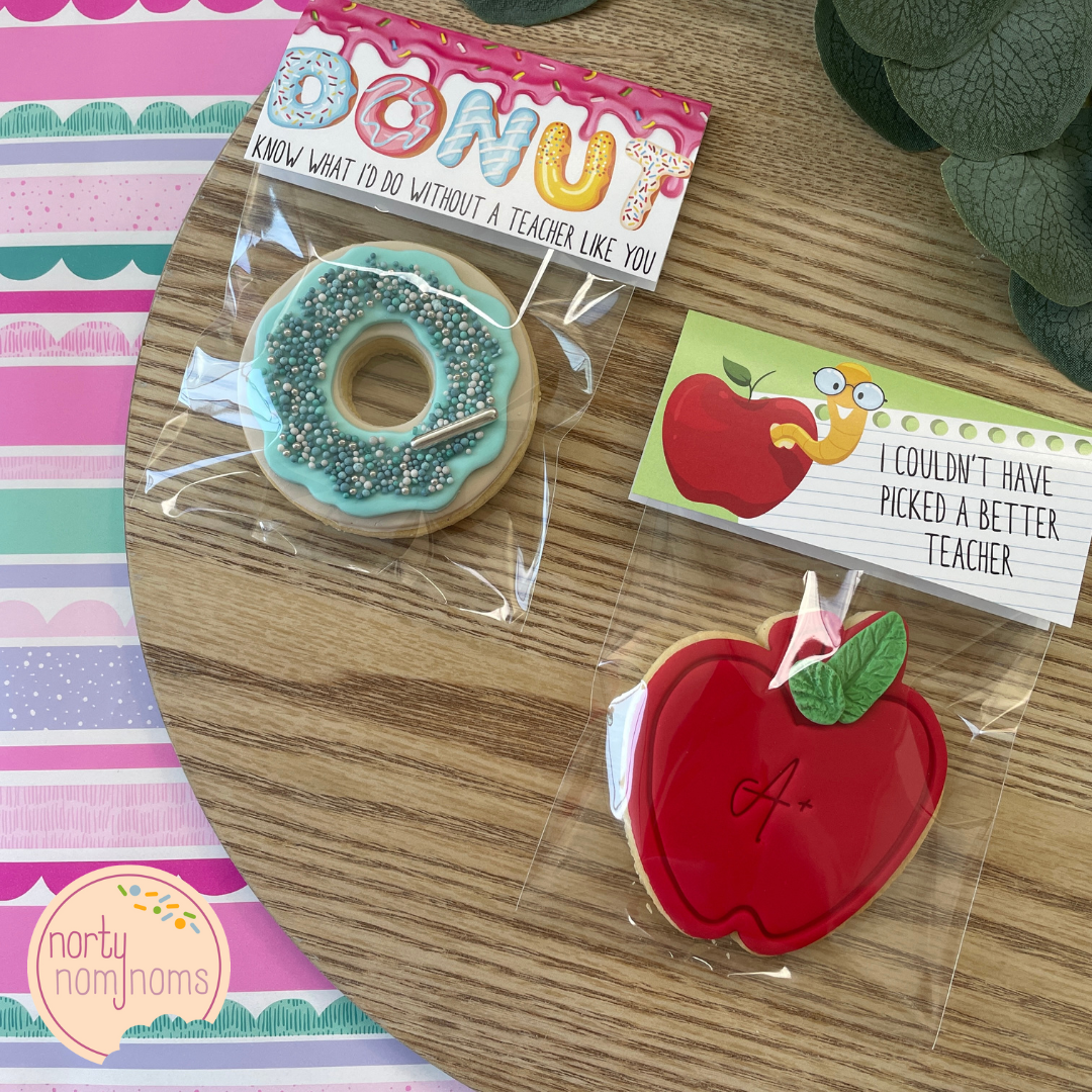 Single Educator Cookie | Norty Nom Noms - Personalised Sugar Cookies